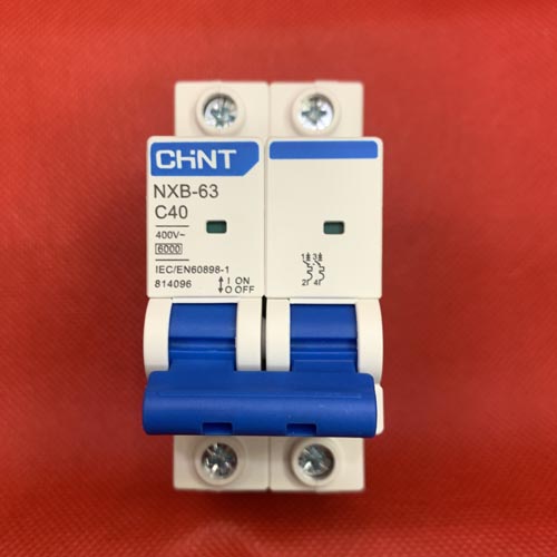 CB tép (MCB) dòng cắt 6KA 2 cực Chint NXB-63 2P C40 6kA - Chuyên phân ...
