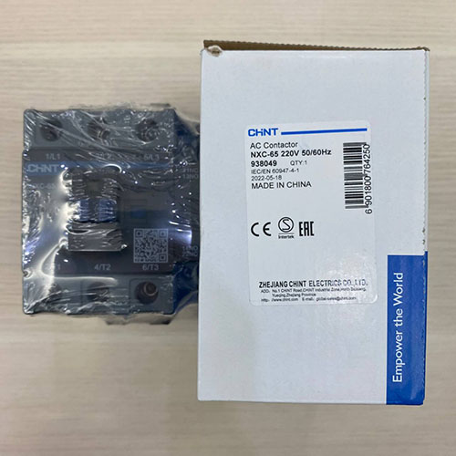 Contactor Chint NXC-65 220V 50/60Hz - Chuyên phân phối sản phẩm tự động ...
