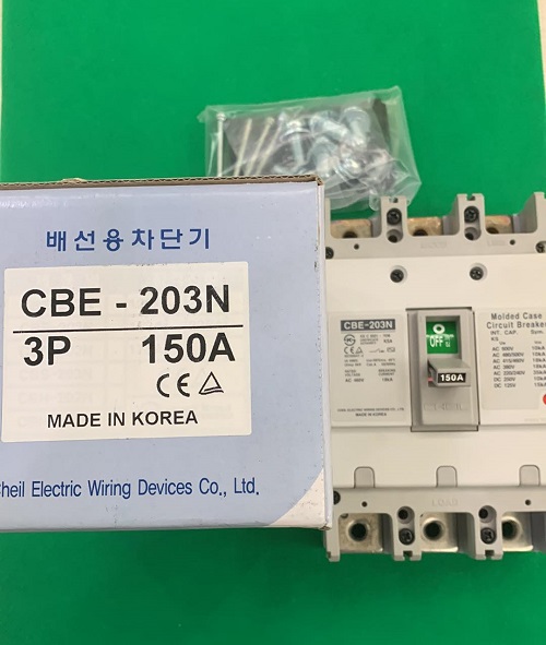 MCCB Cheil CBE-203N-150A - Chuyên phân phối sản phẩm tự động hóa, thiết ...