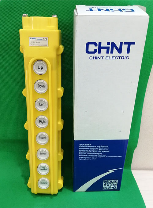 Nút nhấn cẩu trục tám nút CHINT NP3-4 - Chuyên phân phối sản phẩm tự động hóa, thiết bị khí nén
